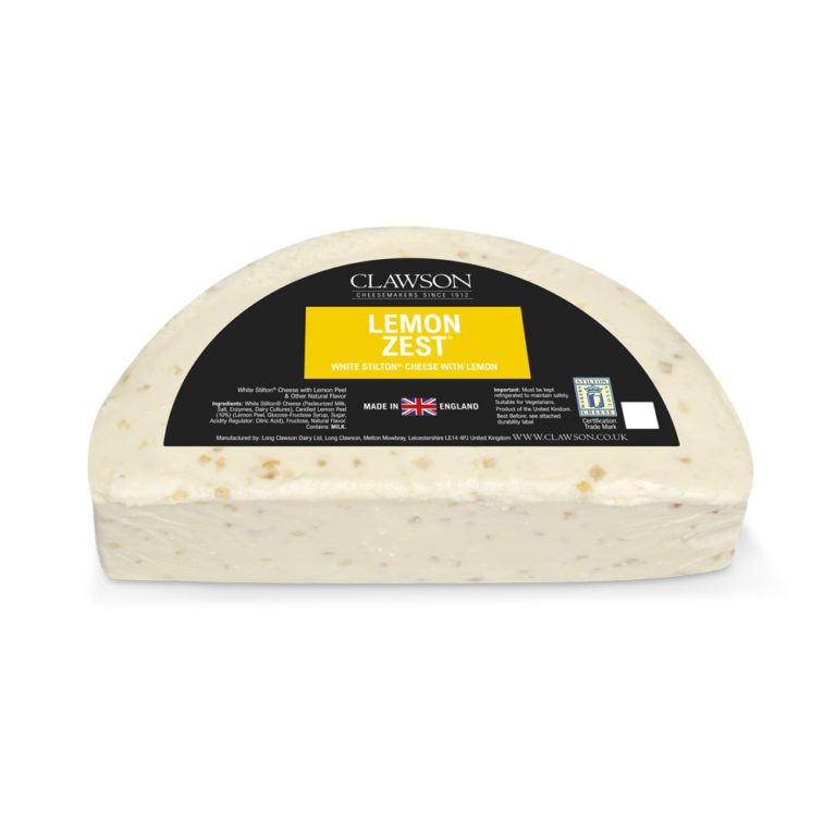 Clawson White Stilton with Lemon Zest - EURO USA