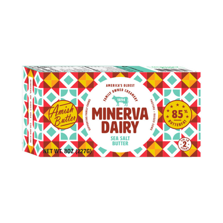 Minerva Dairy Amish Sea Salt Butter Sticks - EURO USA