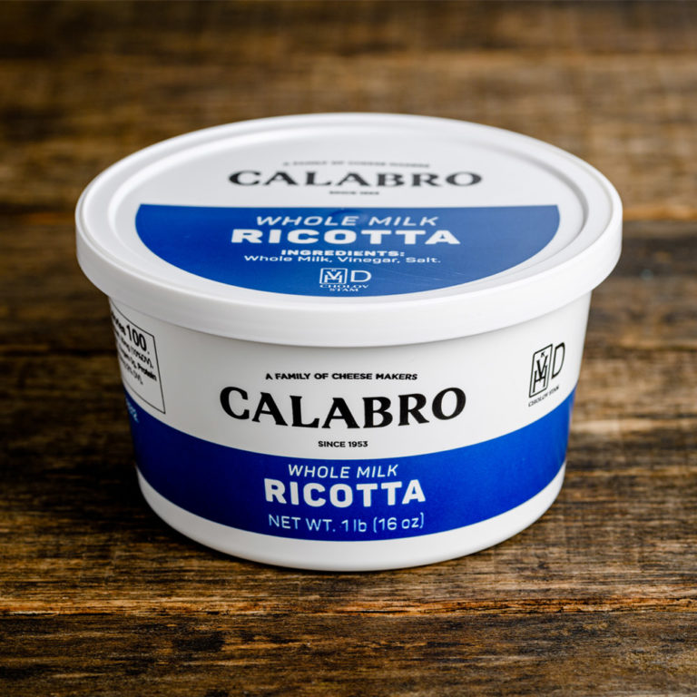 Calabro Whole Milk Ricotta-Cups - EURO USA