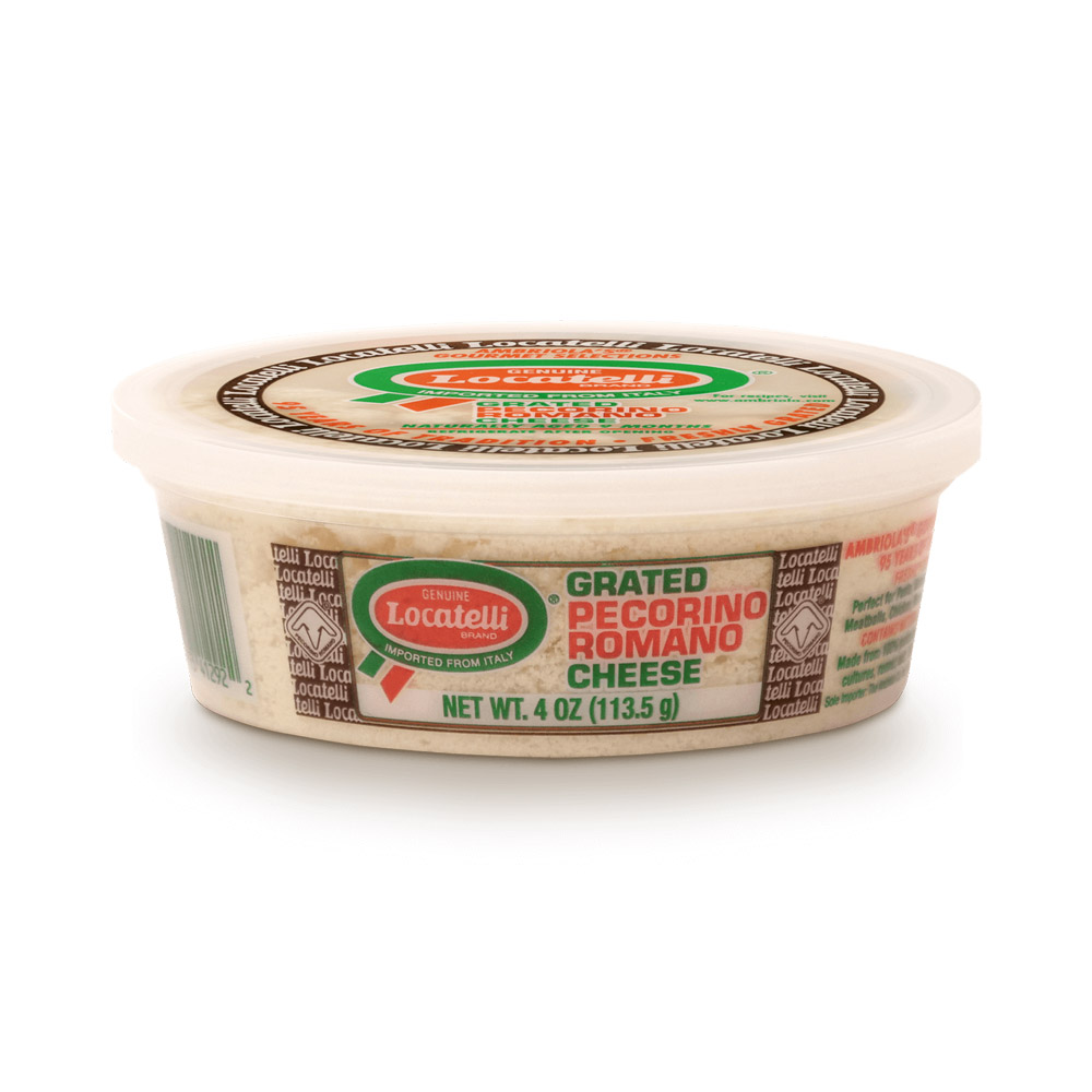 Locatelli Pecorino Romano Grated Cups EURO USA