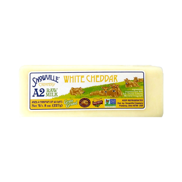 Snowville Creamery A2 Raw Milk White Cheddar-Bars - EURO USA