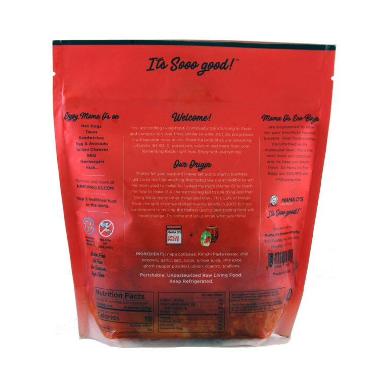 Mama O's Premium Super Spicy Kimchi-16 oz - EURO USA