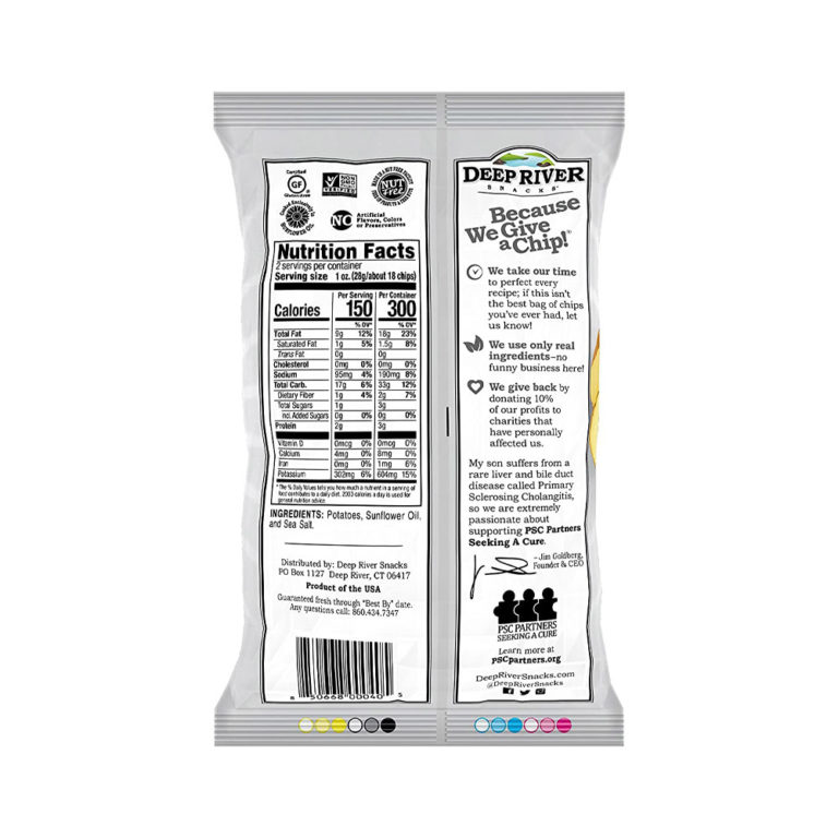 Deep River Snacks Kettle Chips-Original Sea Salt - EURO USA