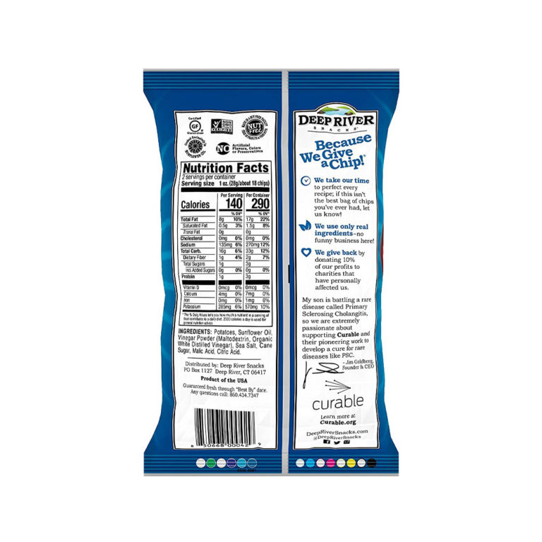 Deep River Snacks Kettle Chips-Sea Salt & Vinegar - EURO USA