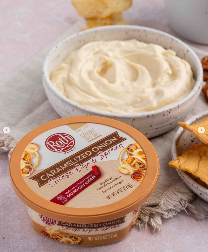 Roth Cheese Caramelized Onion Cheese Dip & Spread - EURO USA
