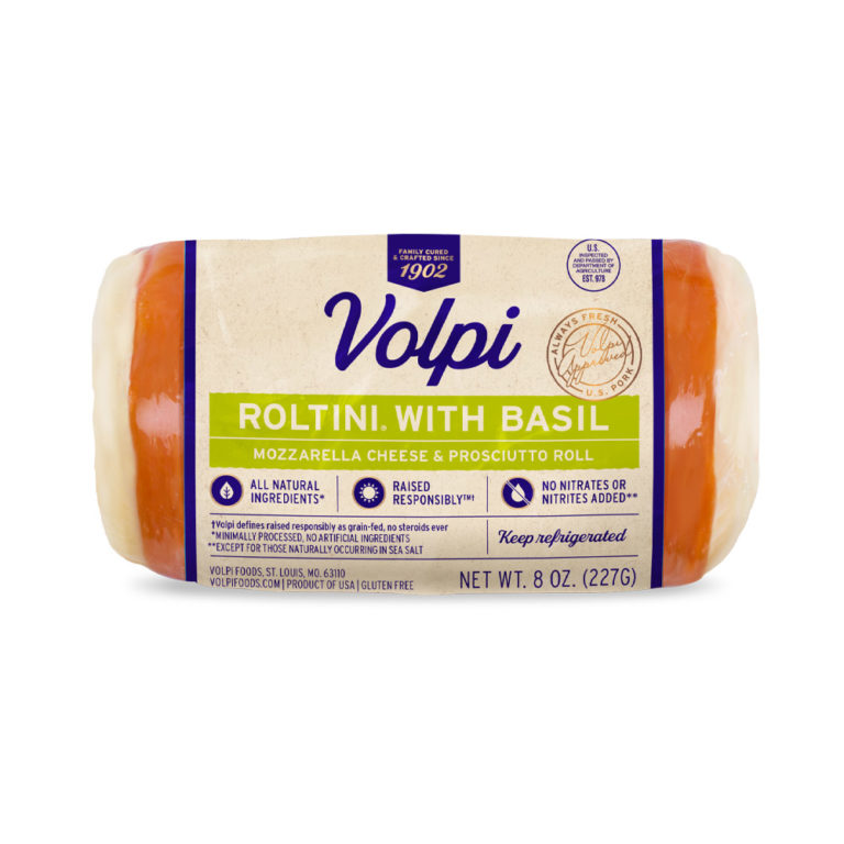 Volpi Roltini with Basil, Mozzarella & Prosciutto - EURO USA