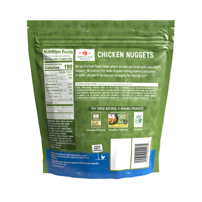 Applegte Naturals Chicken Nuggets-Family Size - EURO USA