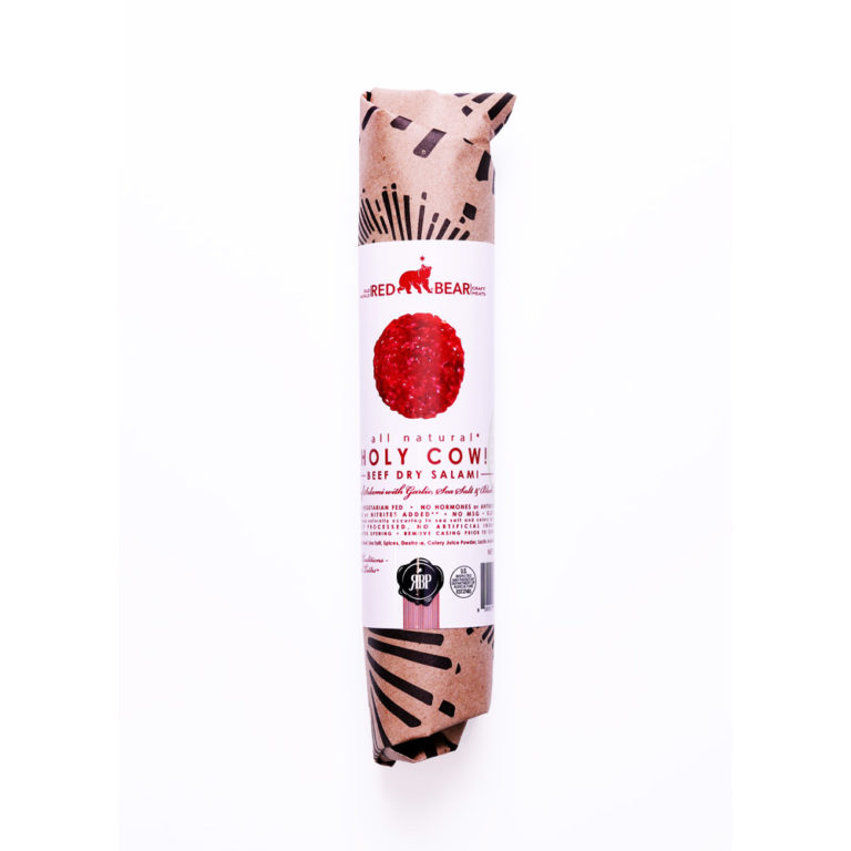 Red Bear Holy Cow! Beef Dry Salami - EURO USA