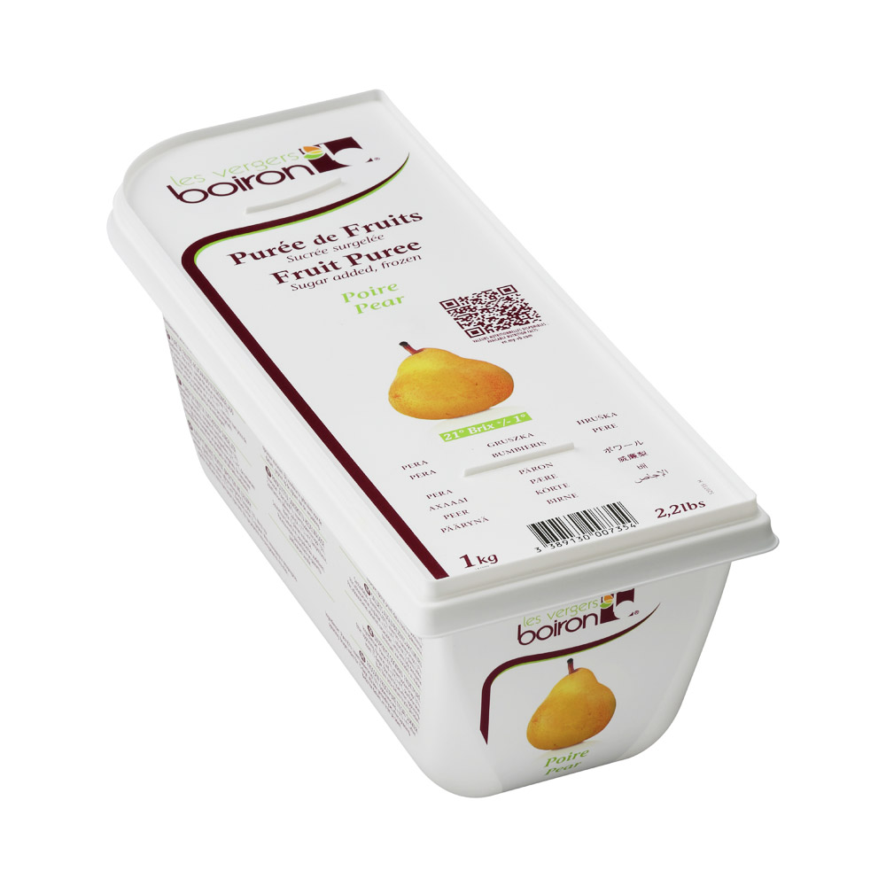 Les Vergers Boiron Puree-Pear - EURO USA