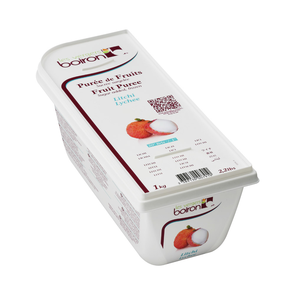 Les Vergers Boiron Puree-Lychee Nut - EURO USA