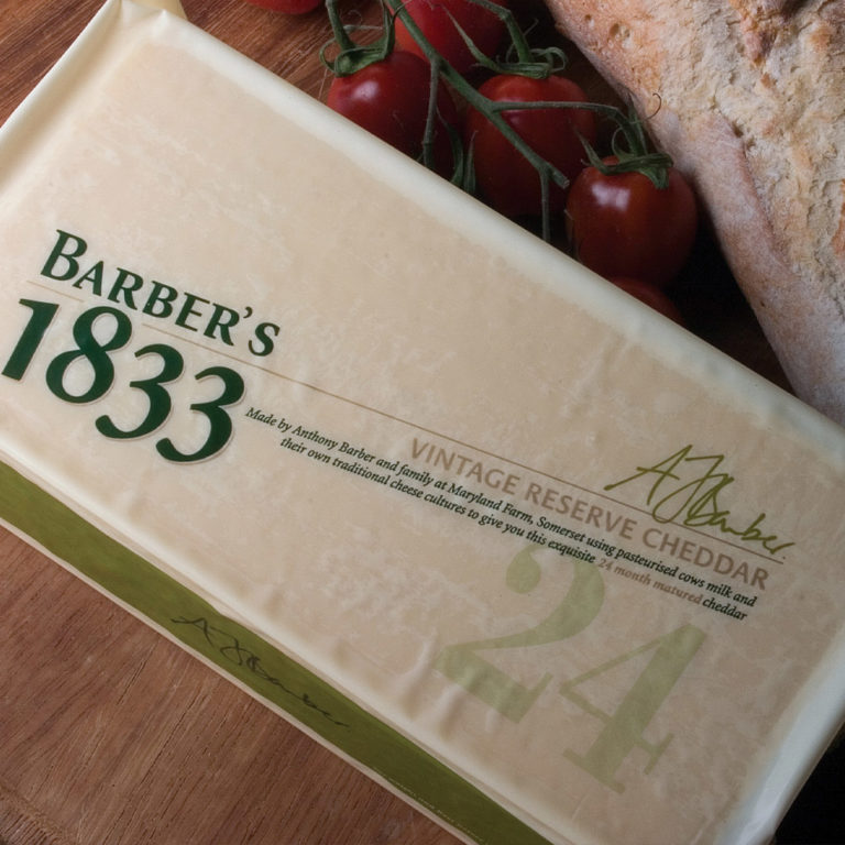 Barber's 1833 Vintage Reserve White Cheddar-Print - EURO USA
