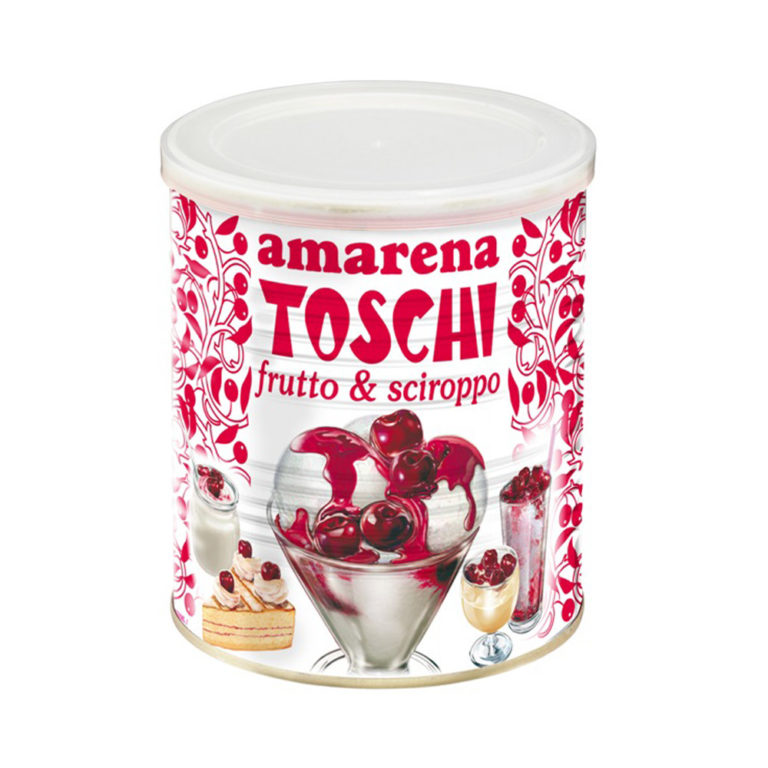 Toschi Amarena Cherries in Syrup-1 KG - EURO USA