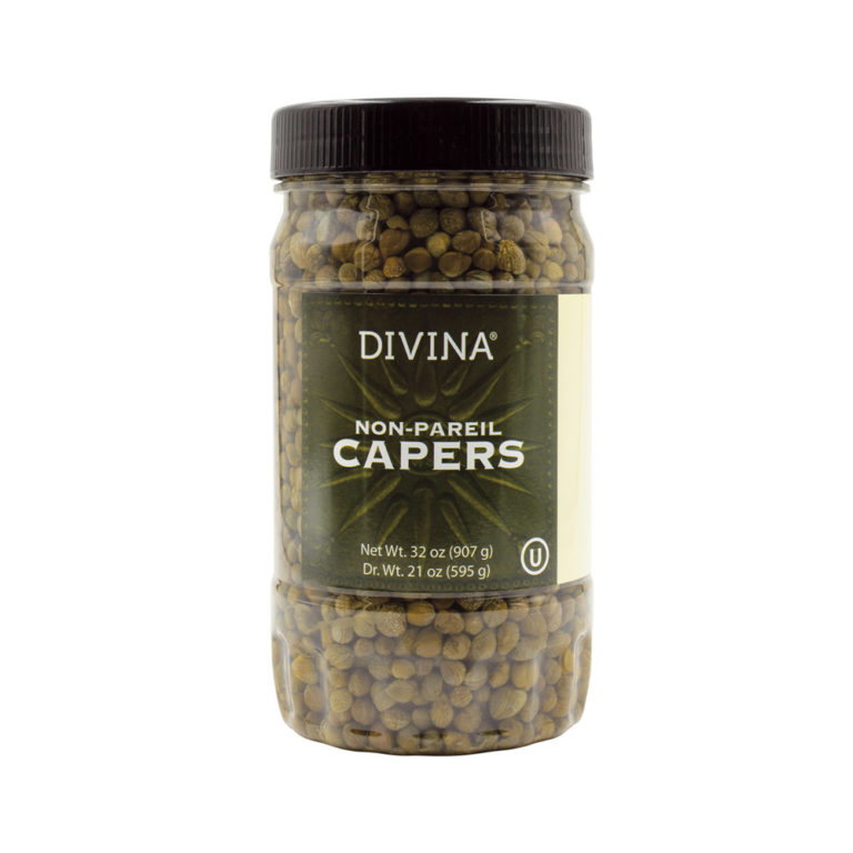Divina Non-Pareil Capers-32 oz - EURO USA