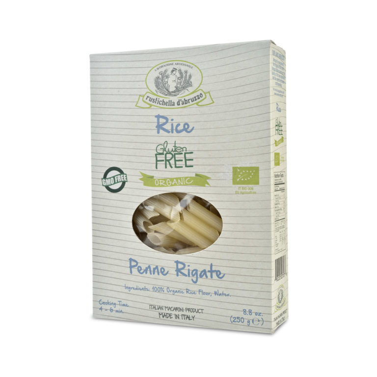 Rustichella d'Abruzzo Organic Rice Penne Rigate - EURO USA