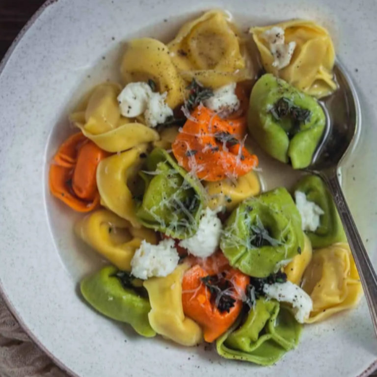 Nuovo Pasta Tortelloni-Tri Color Mozzarella & Herb - EURO USA