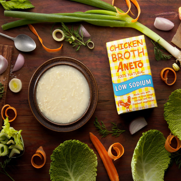 Aneto 100% Natural Low Sodium Chicken Broth - EURO USA